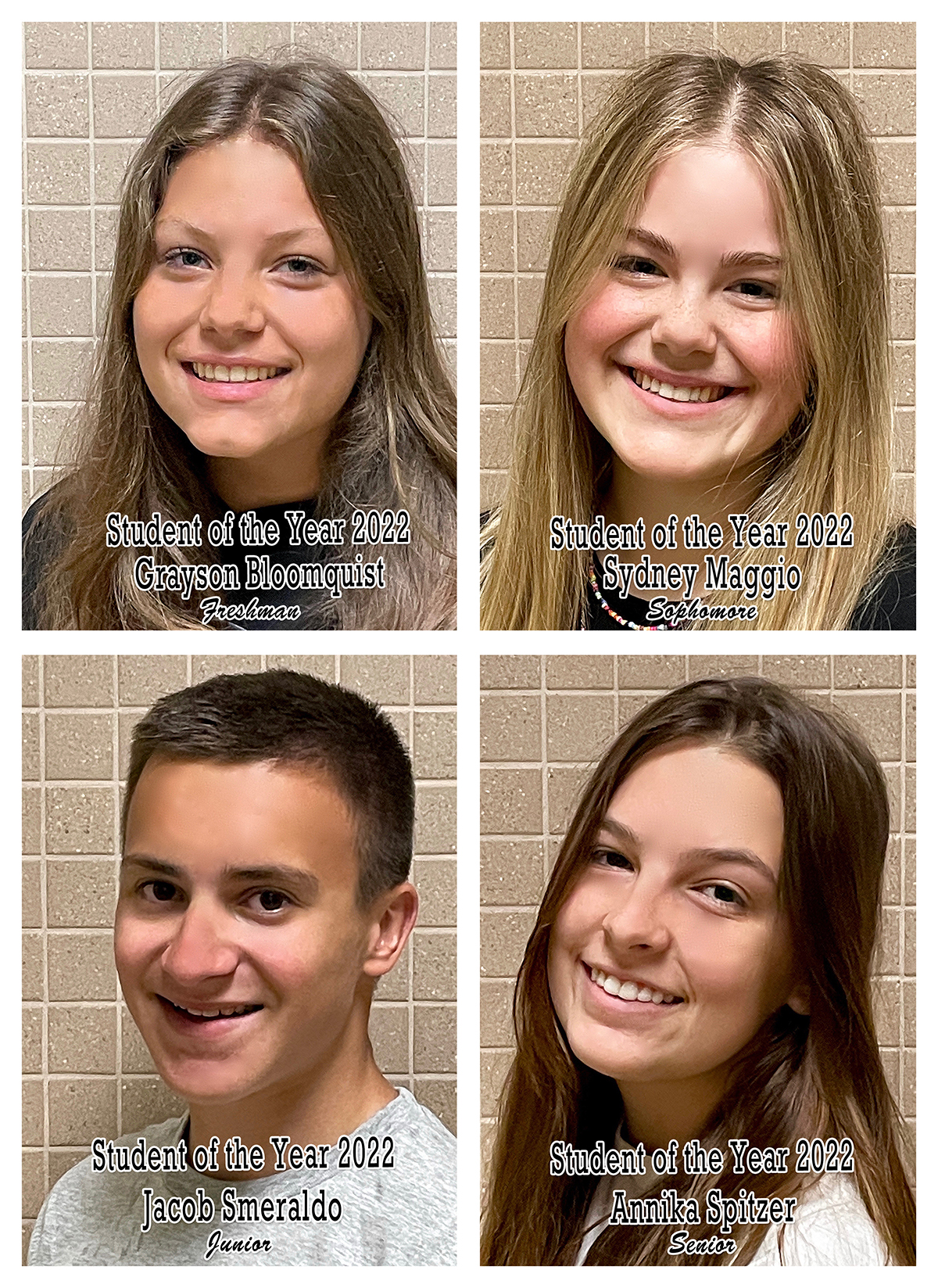 JHS Announces 2022 Students Of The Year | News, Sports, Jobs - Post Journal